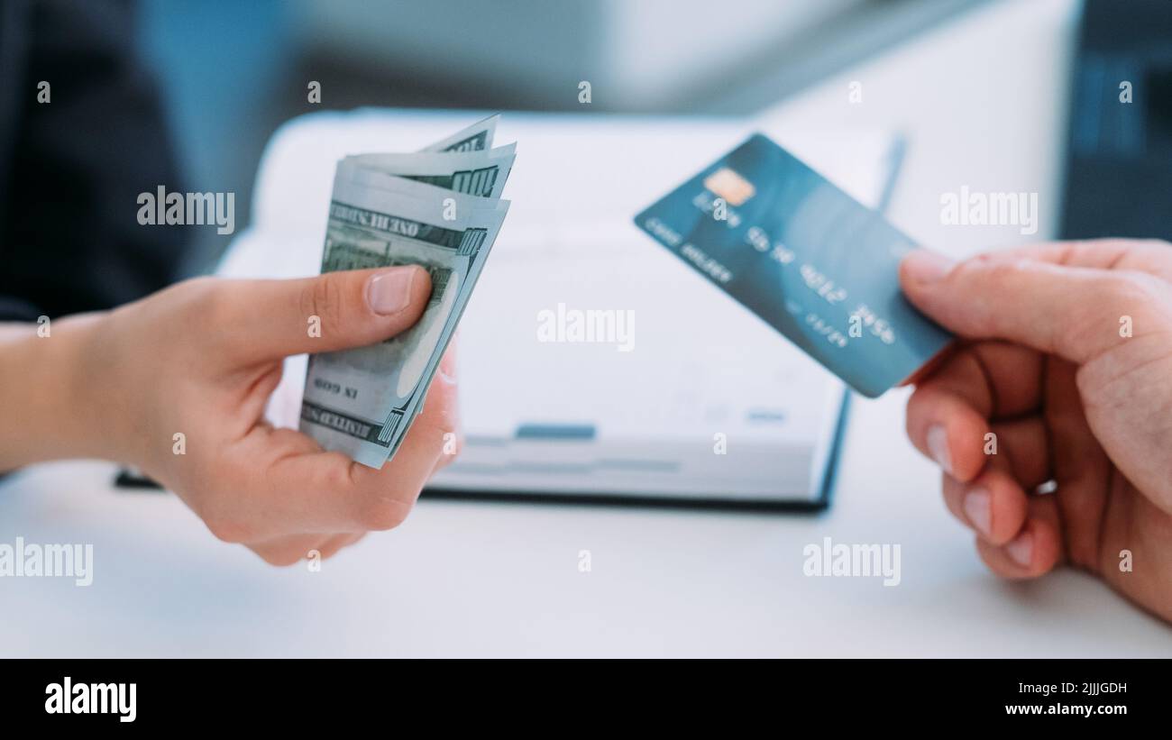 drawing credit account bank service loan debt Stock Photo - Alamy