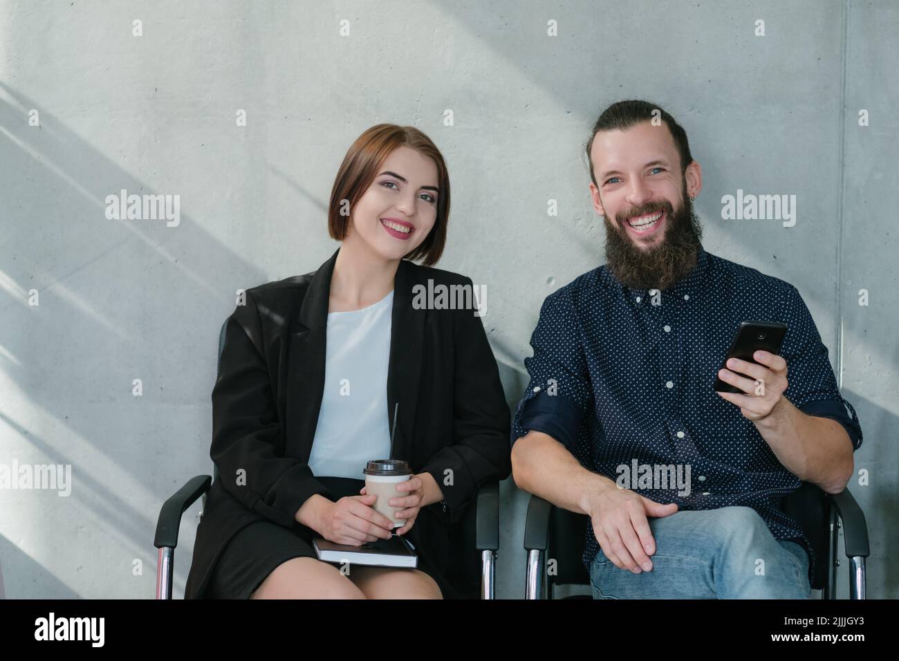 Job interview confident man hi-res stock photography and images - Alamy