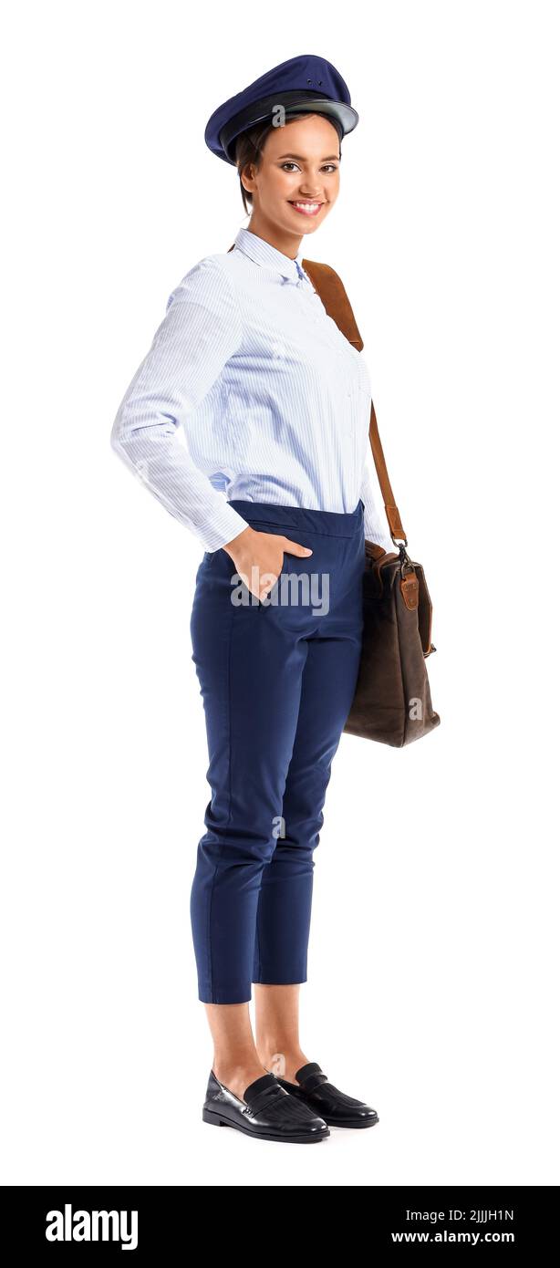 Postwoman Cut Out Stock Images & Pictures - Alamy