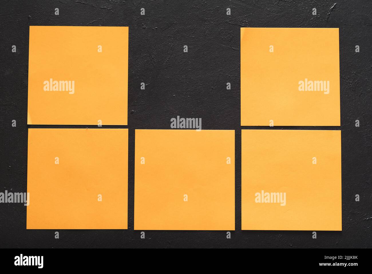 blank post it notes tasks ideas memos empty space Stock Photo - Alamy