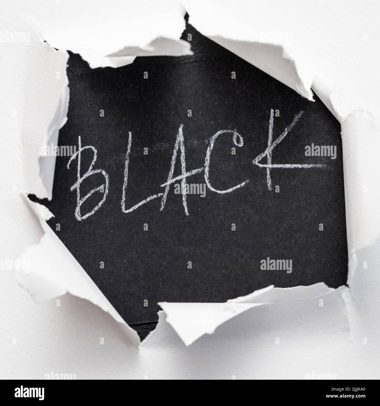 White square paper word hi-res stock photography and images - Alamy