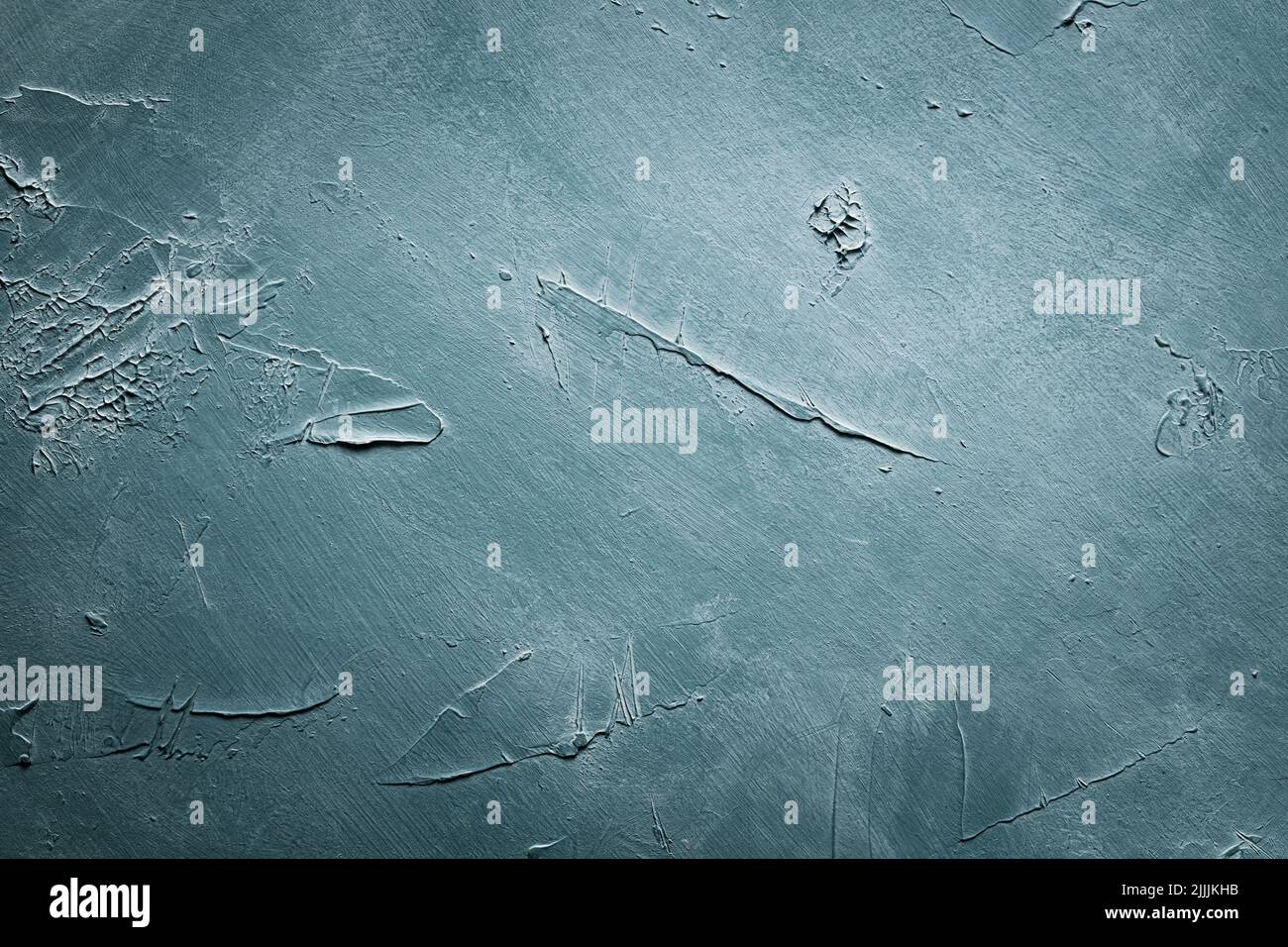 blue grey background scratched blackboard template Stock Photo - Alamy