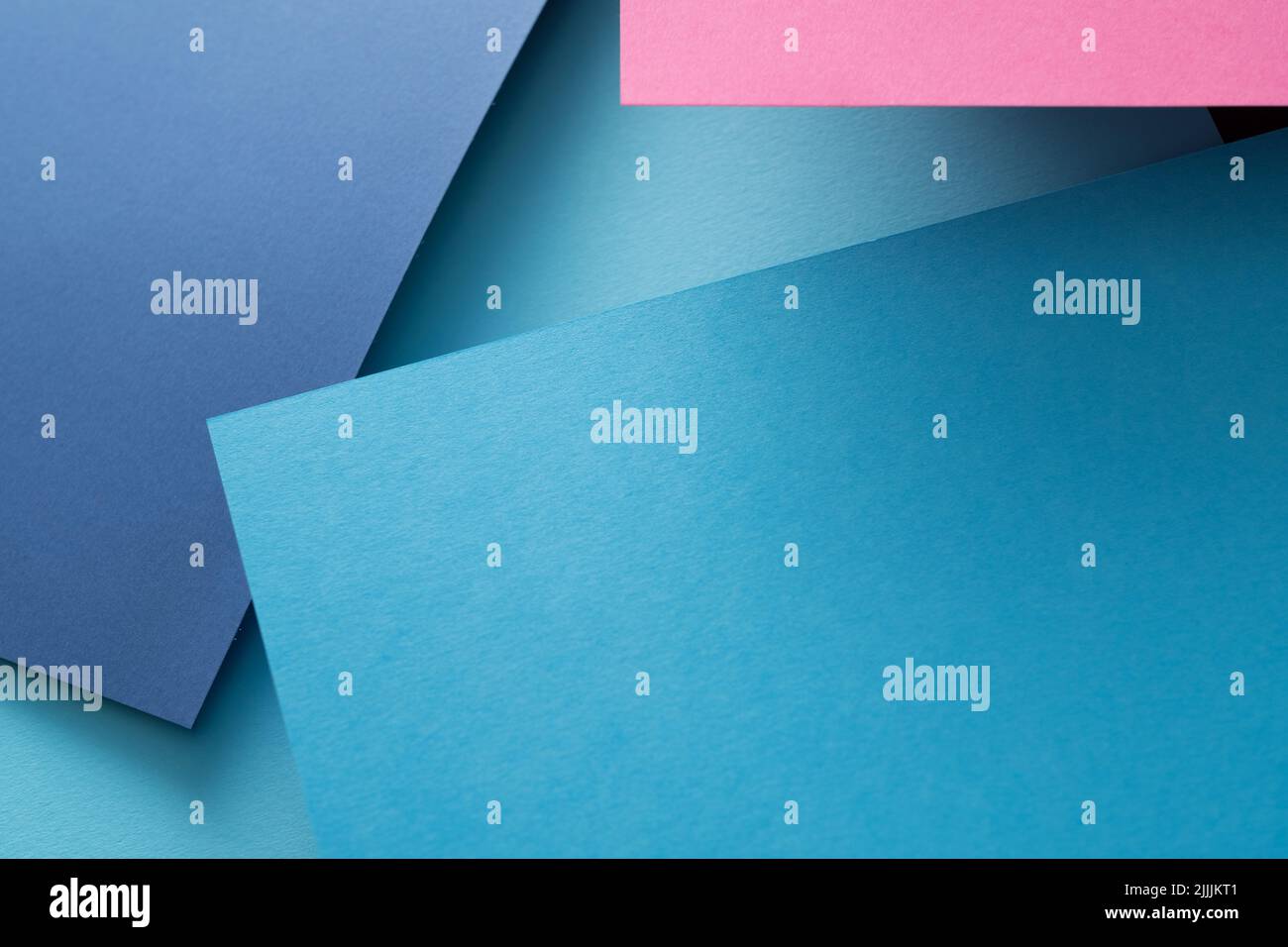 abstract geometric paper texture blue background Stock Photo - Alamy