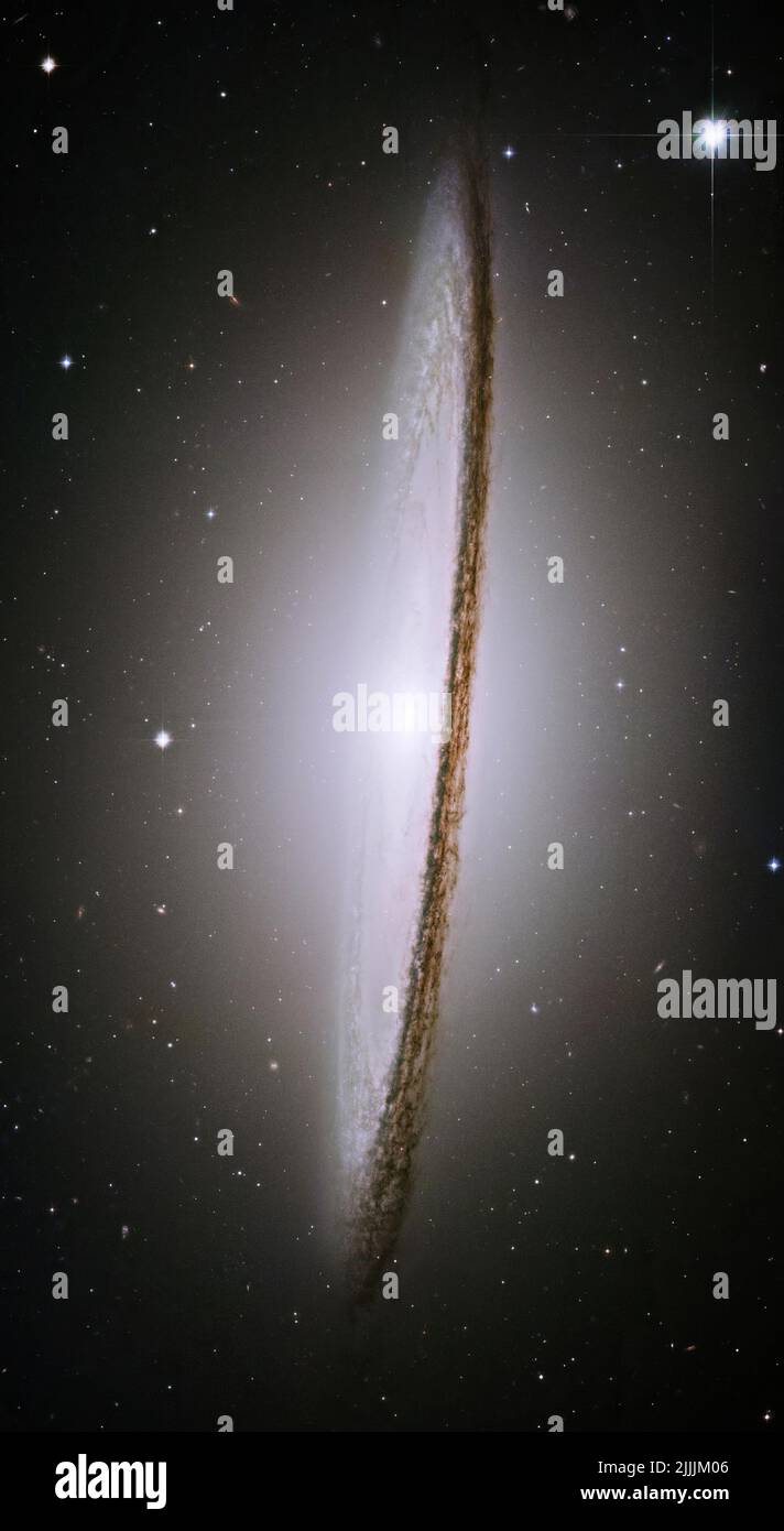Sombrero Galaxy, M104 NGC 4594, constellation Virgo. Elements of this ...