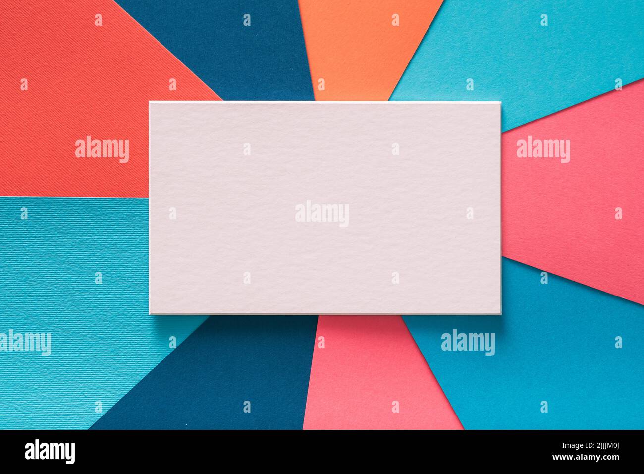 blank white paper colorful background text message Stock Photo - Alamy