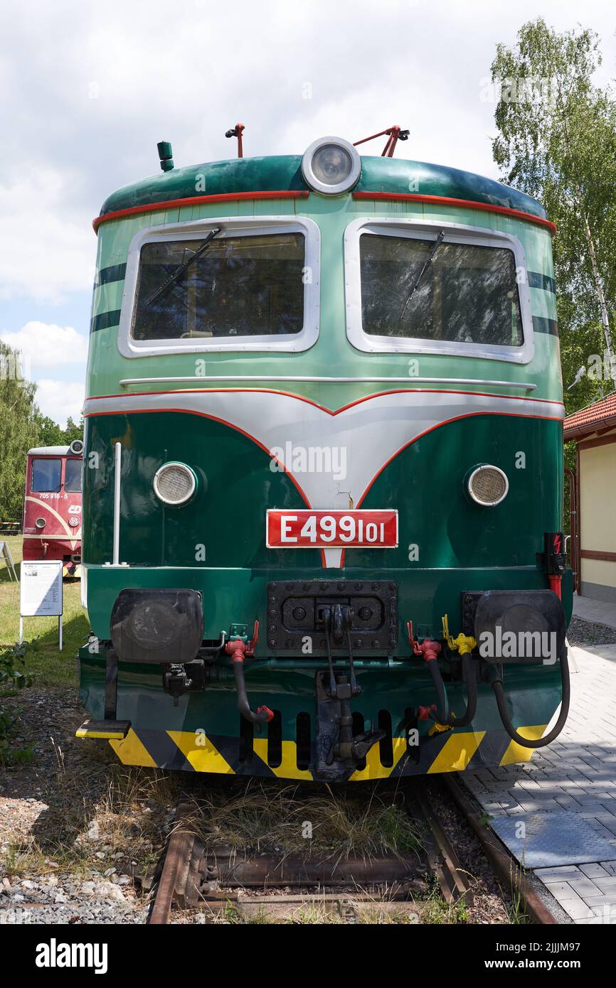 Luzna, Czech Republic - July 2, 2022 - The Railway museum Czech ...
