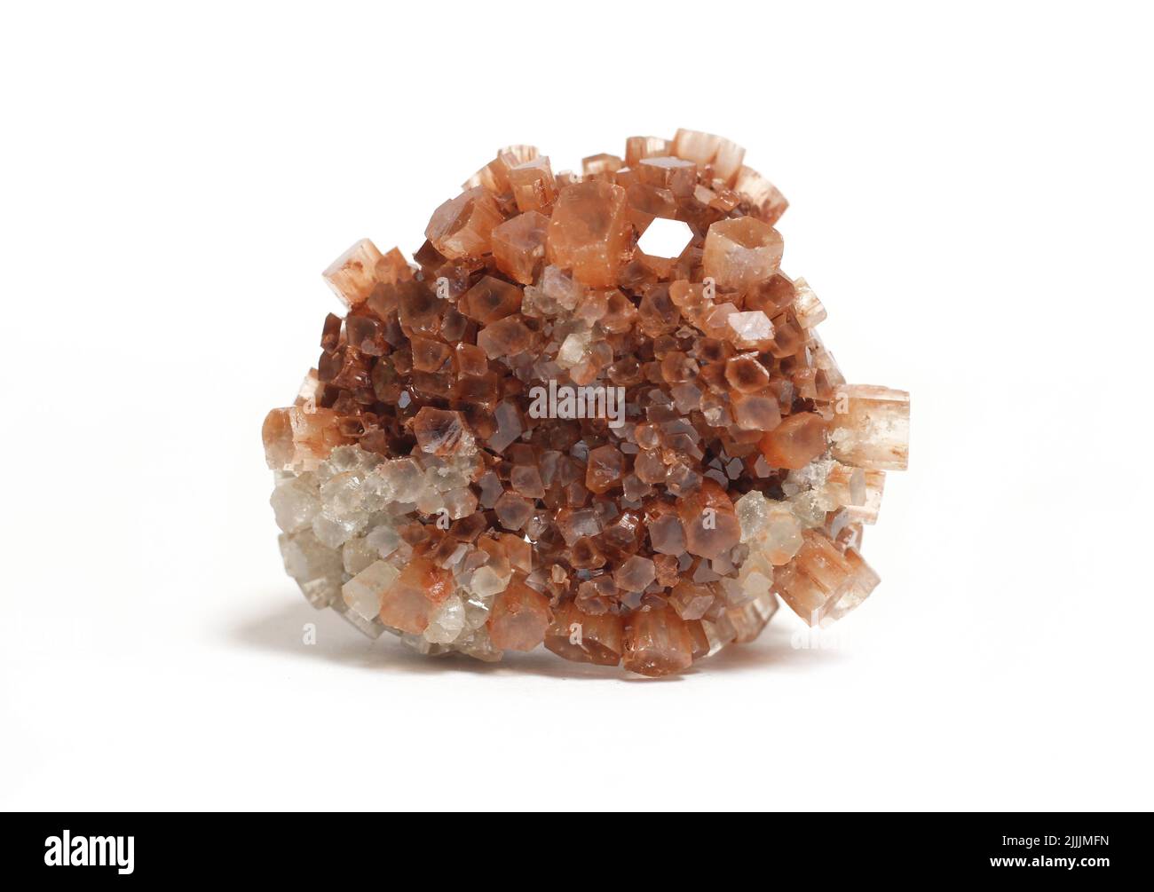 Chakra Stone Aragonite Carbonate Crystal Specimen Isolated on White ...