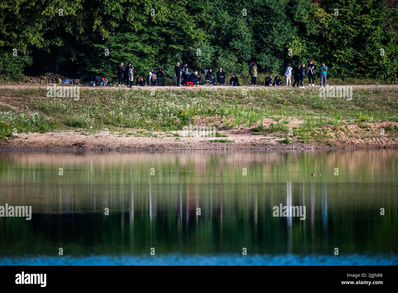 Porta Westfalica, Germany. 27th July, 2022. Relatives of the two ...