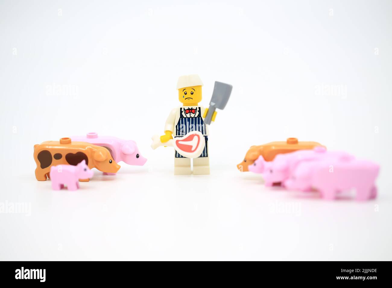 Pig butcher hi-res stock photography and images - Alamy