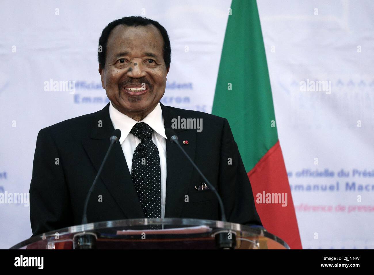 Yaounde, Cameroon, July 26, 2022. President Paul Biya - French ...