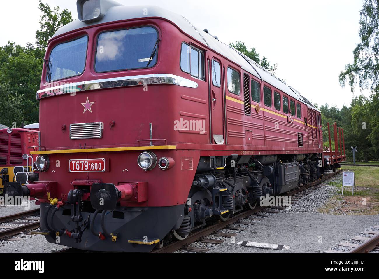 Luzna, Czech Republic - July 2, 2022 - The Railway museum Czech ...