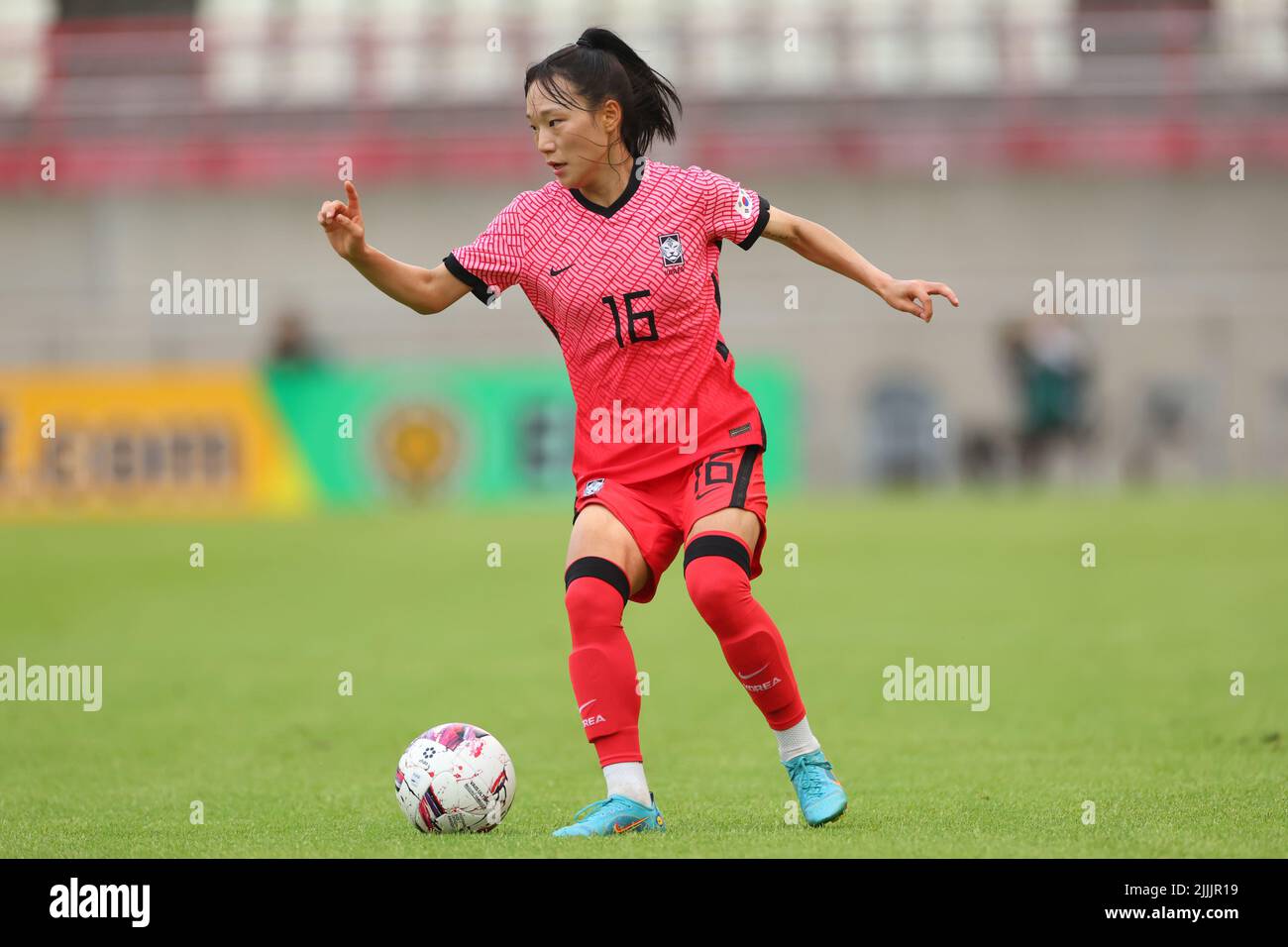 Ibaraki, Japan. 26th July, 2022. Selgi Jang (KOR) Football/Soccer ...