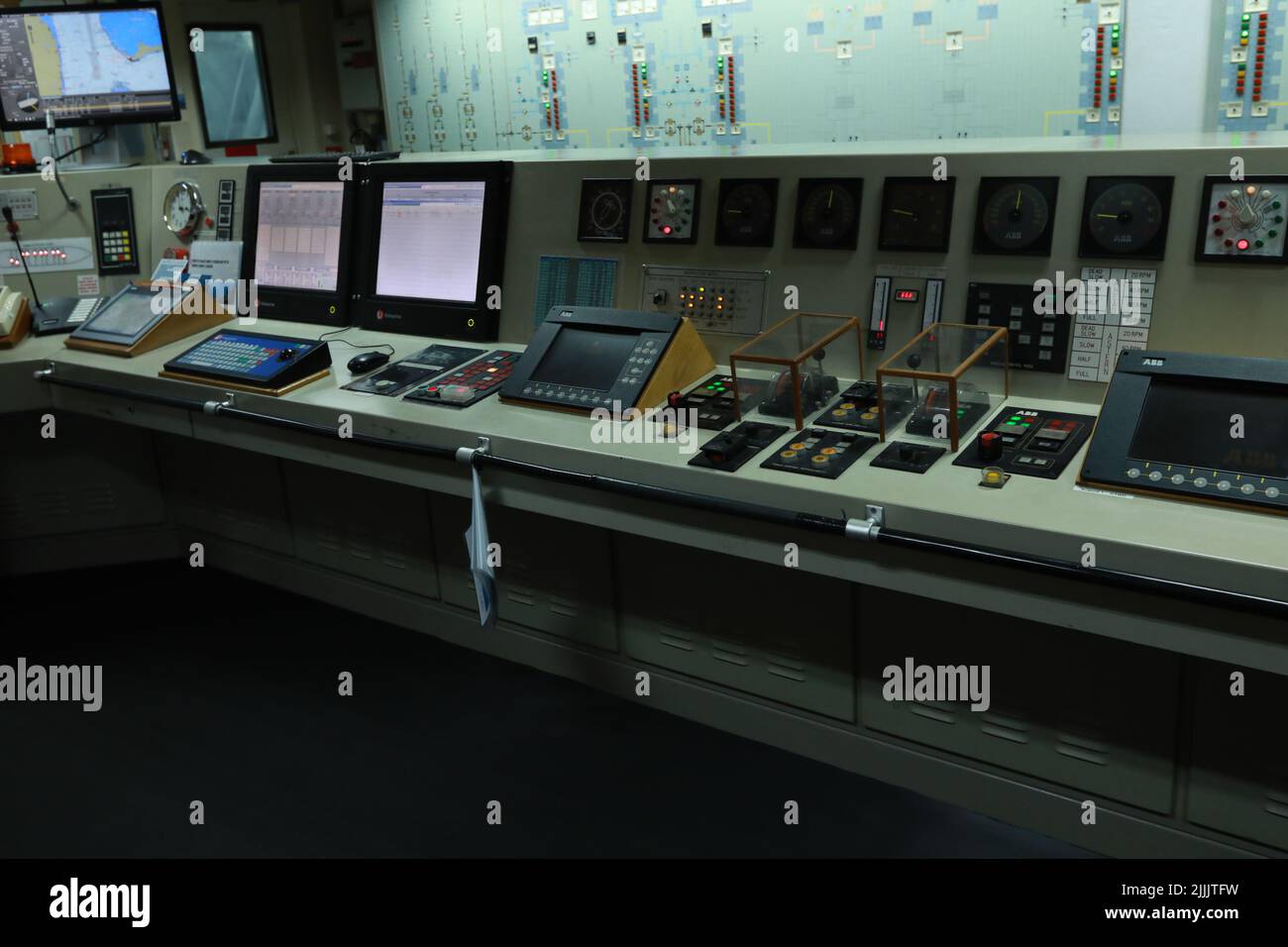 engine surveillance monitors Stock Photo - Alamy