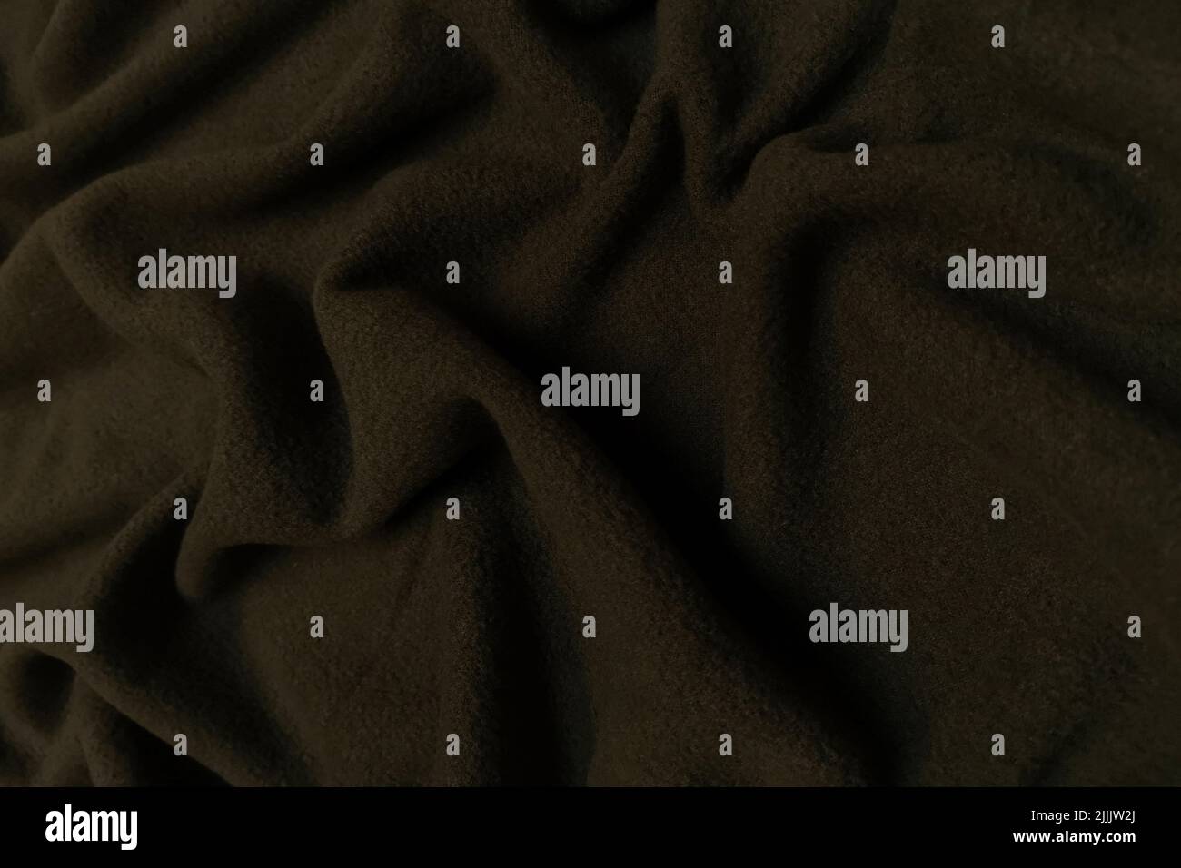 Brown fleece crumpled or wavy fabric texture background. Abstract linen ...