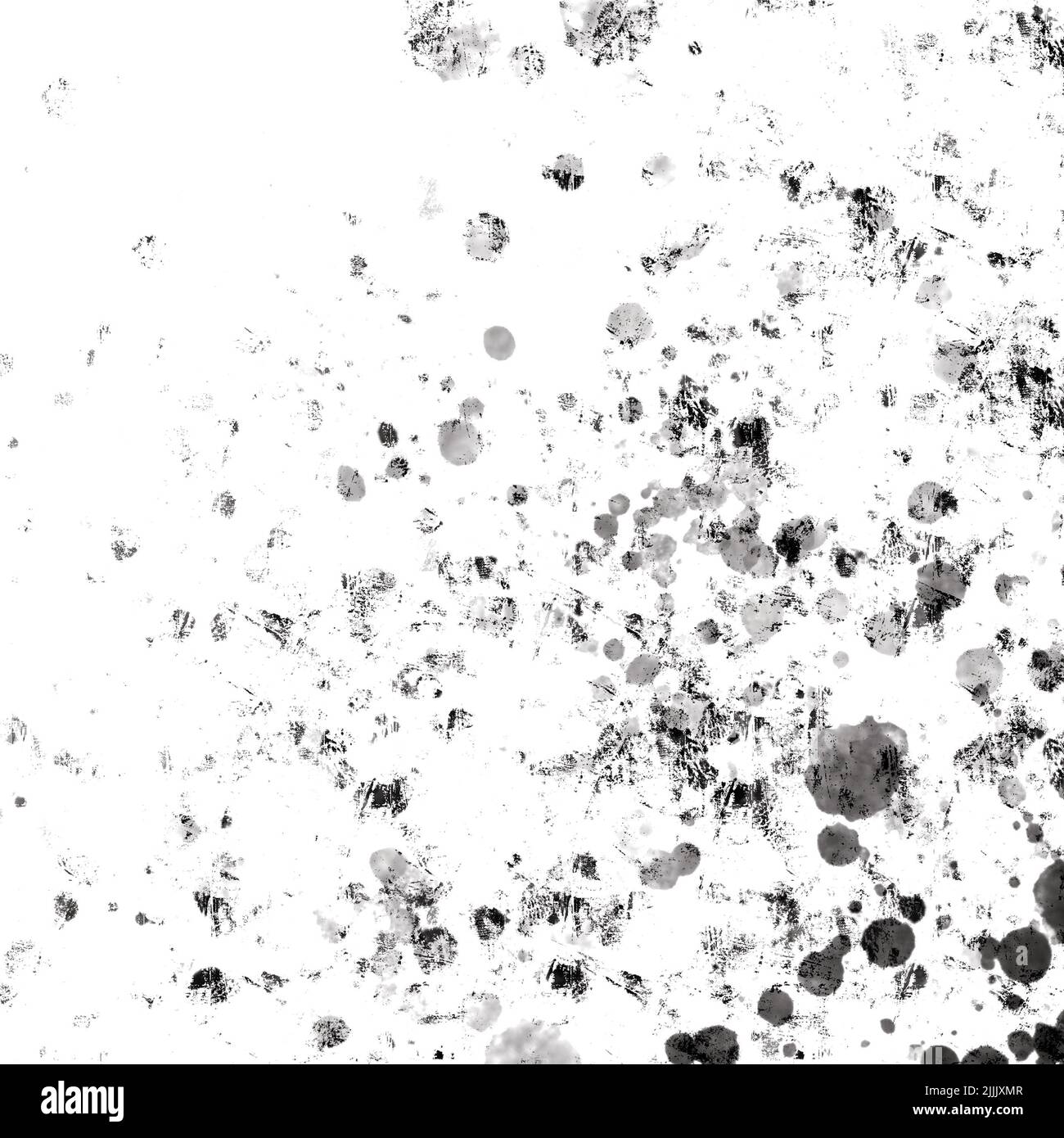 Dusty splash of black and white paint grunge textures set distressed ...