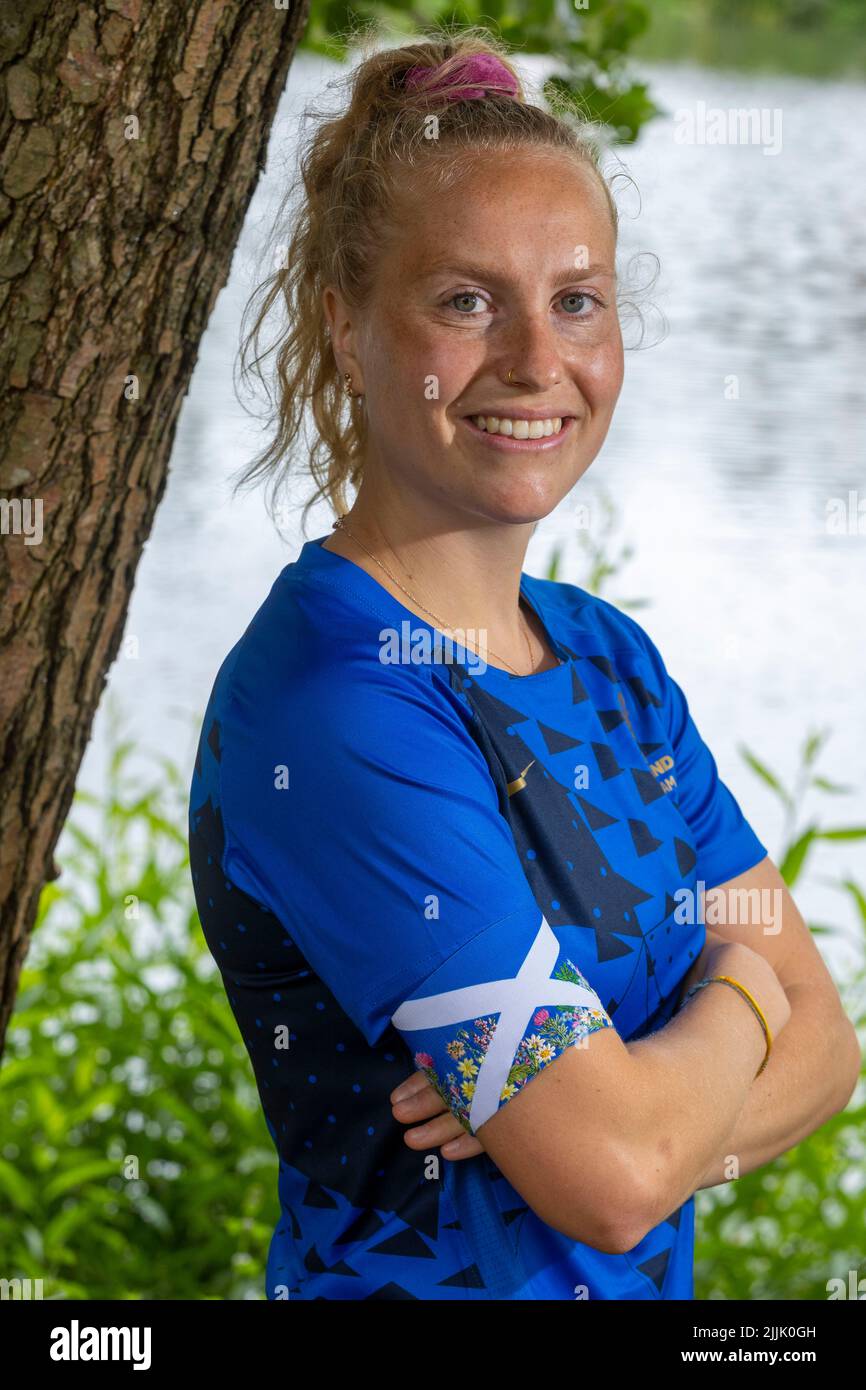 Handout photo dated 24-07-2022 of Team Scotland's Fiona Burnet as they ...