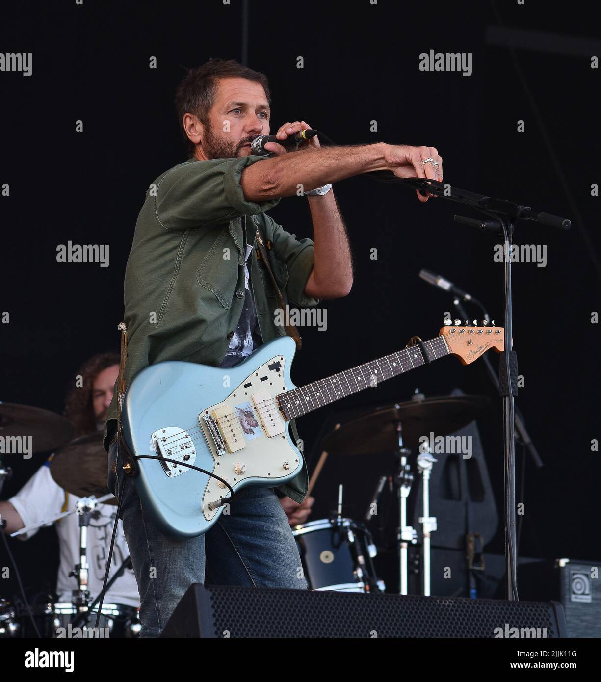 Grant Nicholas From Feeder Performing Live On Stage In Concert, Day 1 ...