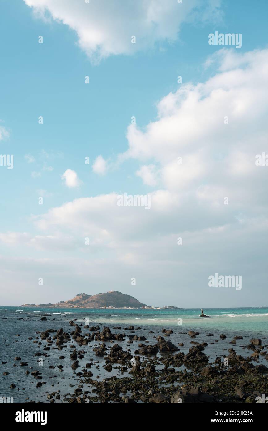 Geumneung Beach in Jeju island, Korea Stock Photo - Alamy