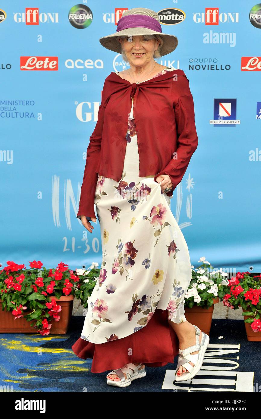 Caterina Caselli Italian singer,during the Giffoni Film Festival held ...
