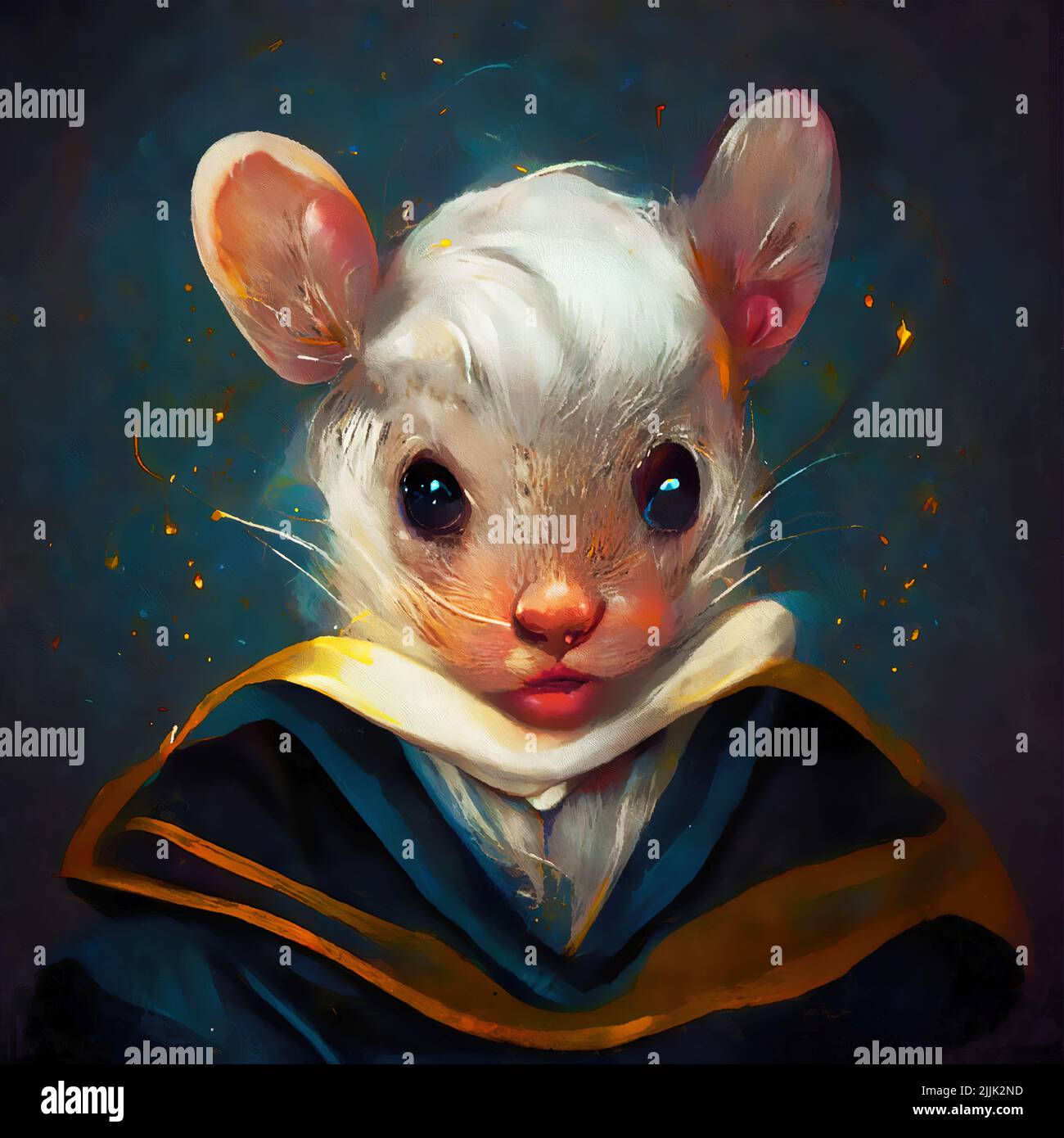 Cartoon illustration cute mouse wizard hi-res stock photography and ...