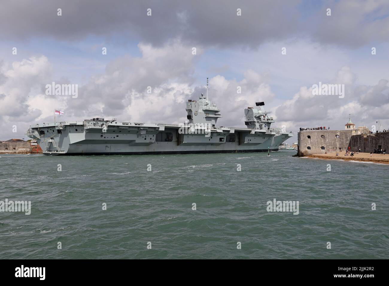 NATO’s current Command ship, the Royal Navy aircraft carrier HMS PRINCE ...