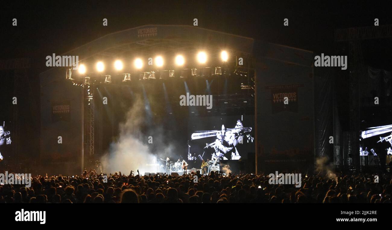 Madness Performing Live On Stage In Concert, Day 1 Of Victorious ...
