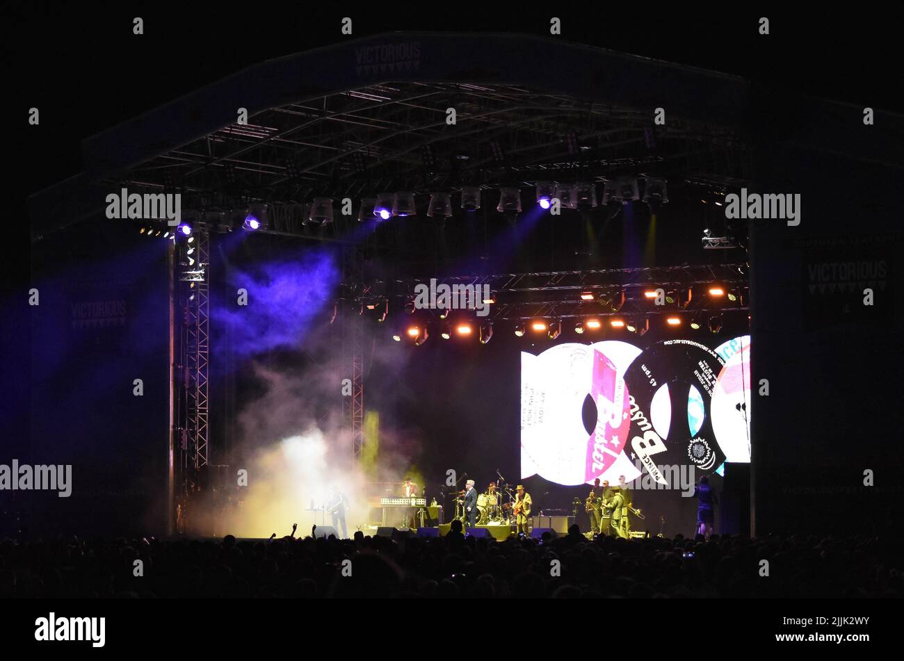 Madness Performing Live On Stage In Concert, Day 1 Of Victorious ...
