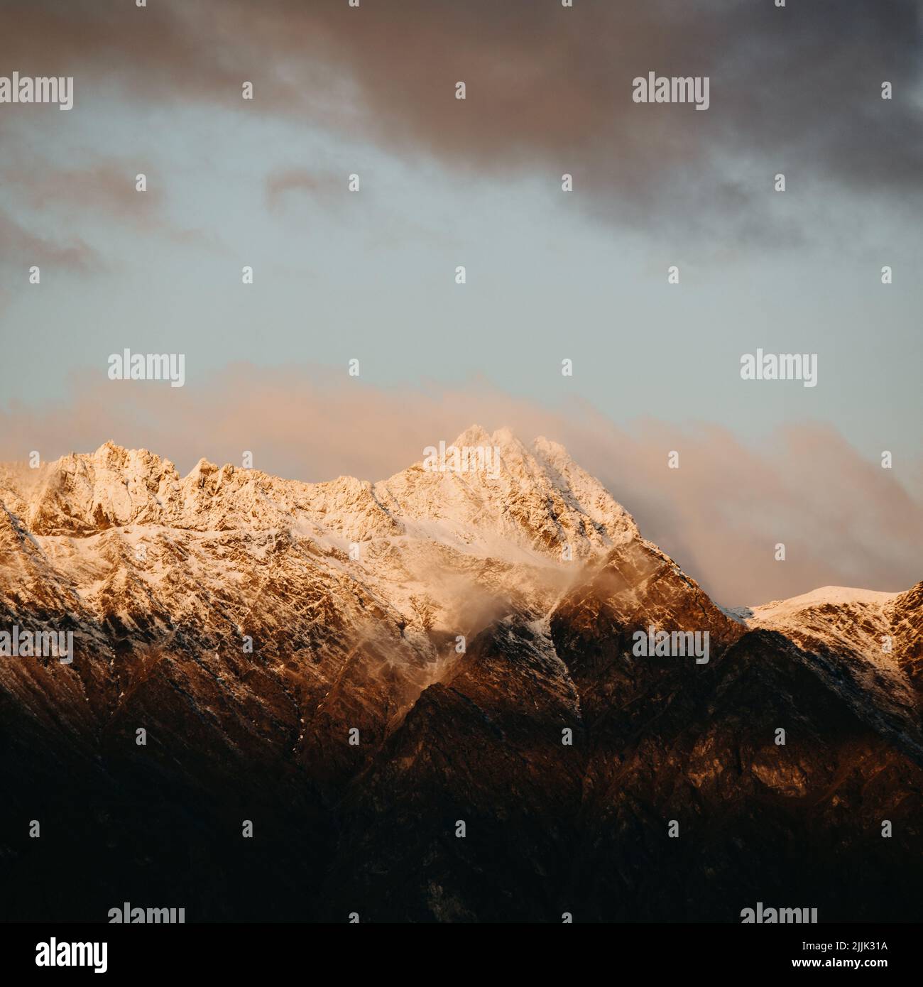 The Remarkables Mountain Range in Queenstown New Zealand Stock Photo ...