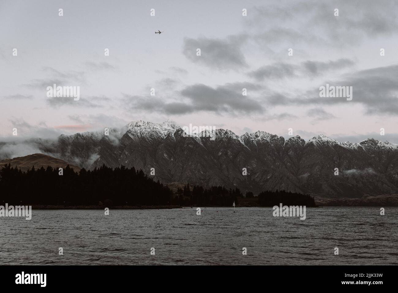 The Remarkables Mountain Range in Queenstown New Zealand Stock Photo ...