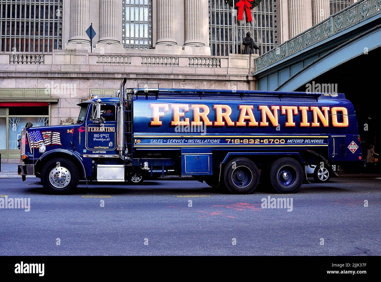 Ferrantino Fuel Company logoed truck outside The Grand Central Station ...