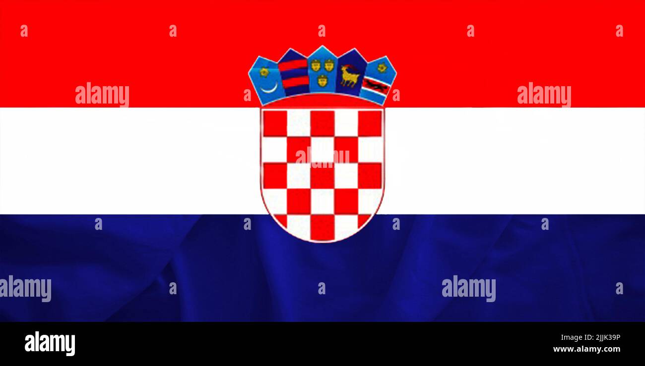 Flag map country croatia hi-res stock photography and images - Alamy