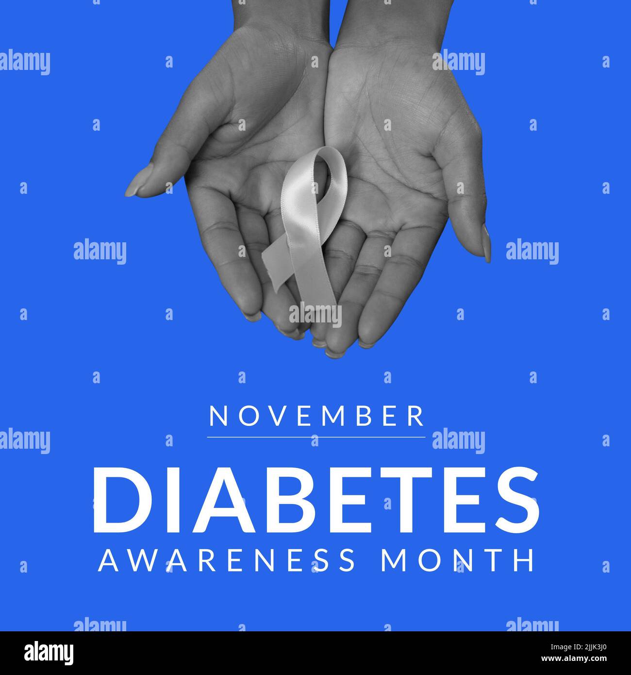 Diabetes awareness ribbon hi-res stock photography and images - Alamy