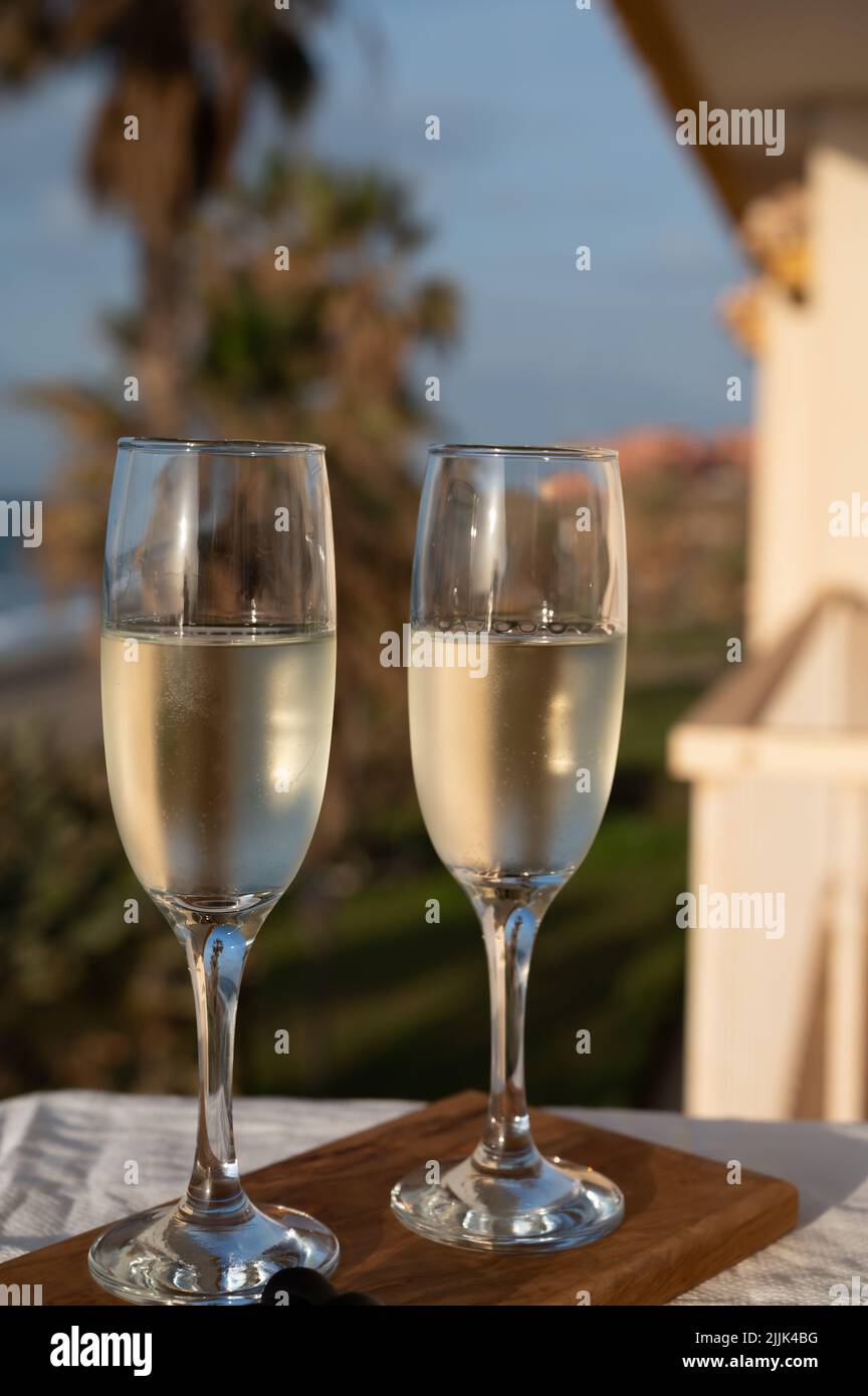 Marbella beach spain drinks hi-res stock photography and images - Alamy