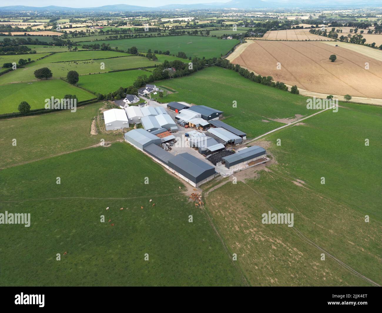 Diary farm aerial hi-res stock photography and images - Alamy