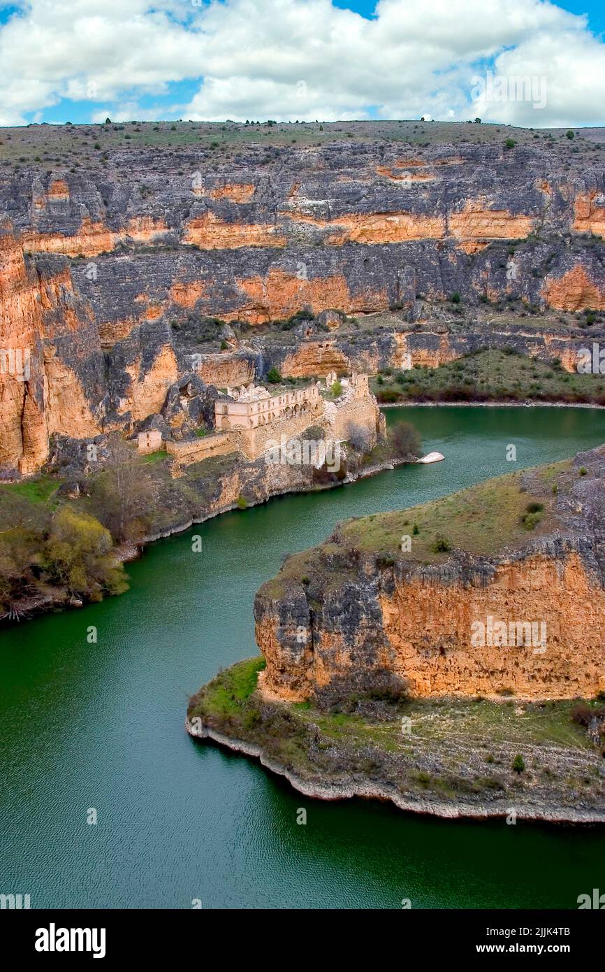 Hoces del Río Duratón Natural Park, Duratón River Gorges, Segovia ...