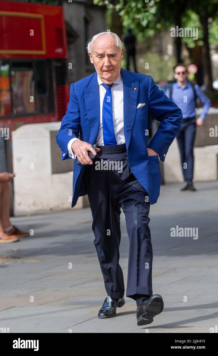 London, England, UK. 27th July, 2022. British billionaire Sir FREDERICK ...