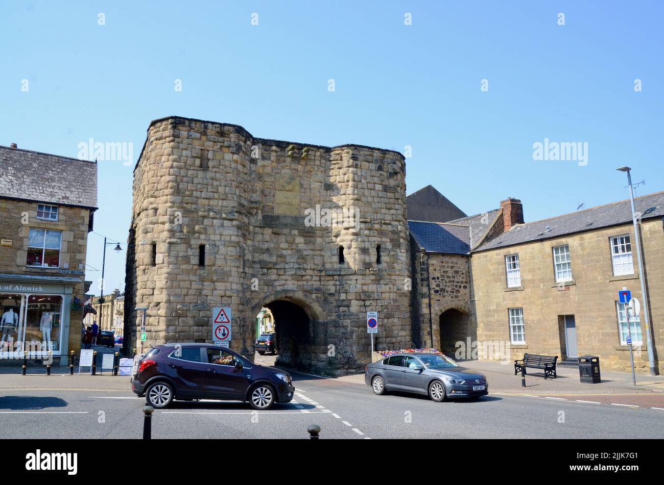 hotspur tower alnwick northumberland england great britain 2022 Stock ...