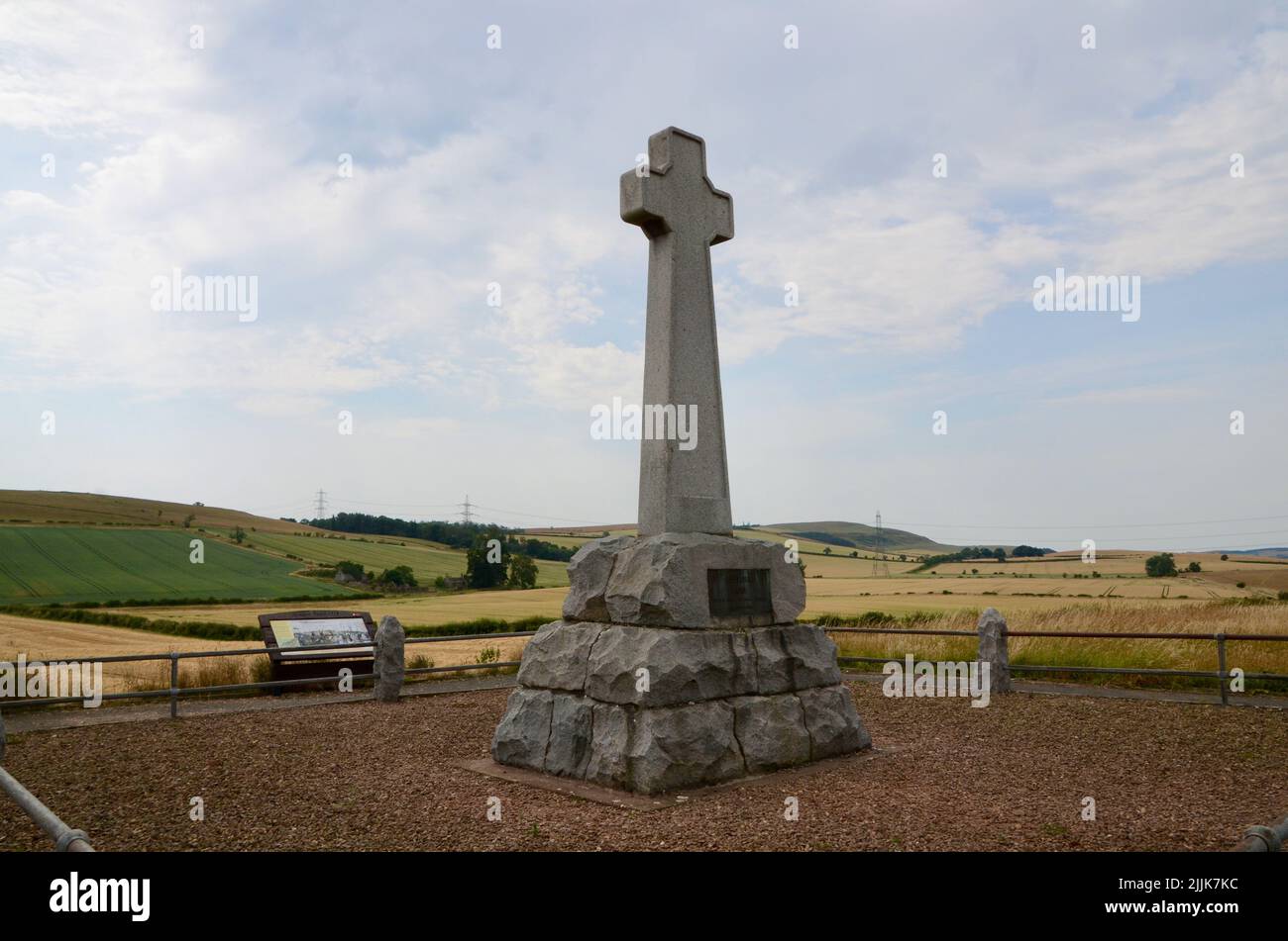 flodden field historic battle field site in northumberland england ...