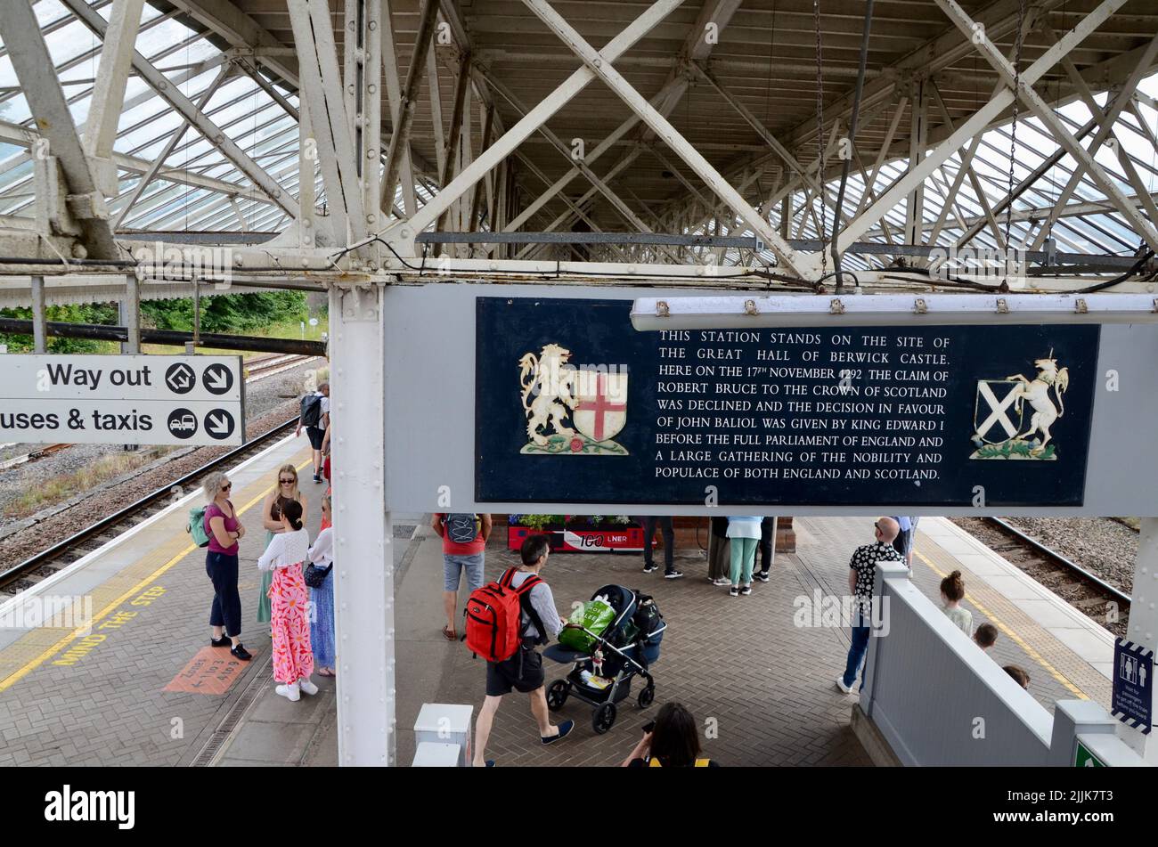 berwick upon tweed railway station northumberland england UK Stock ...