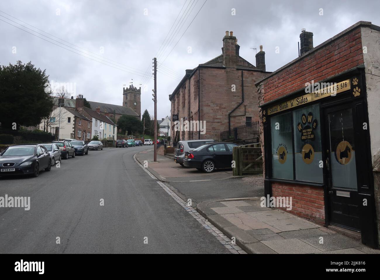 St Cuthbert's Way national trail long-distance trail. Northumberland ...