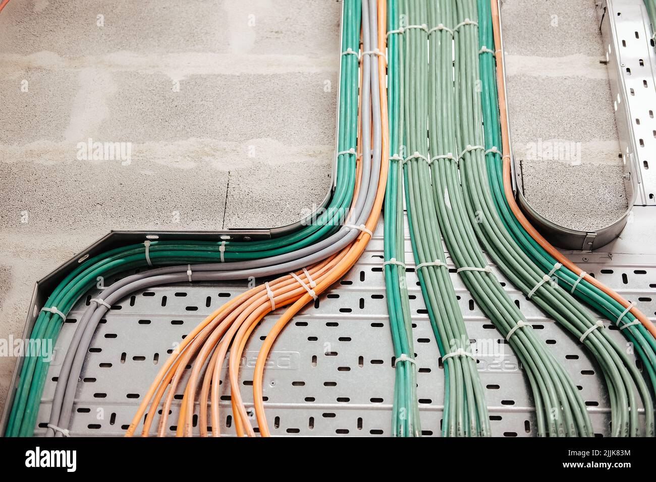 Cables on the wall hi-res stock photography and images - Alamy