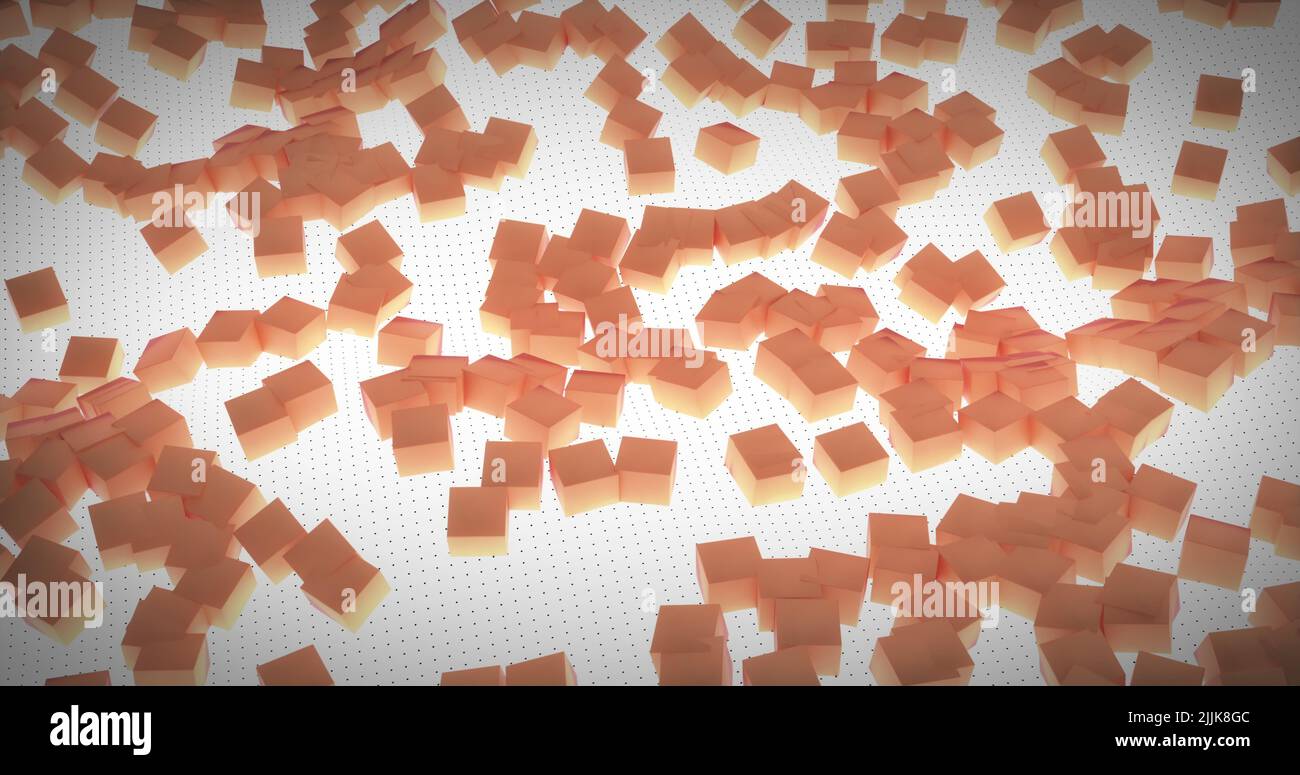 Image of moving tile wall over white background Stock Photo - Alamy