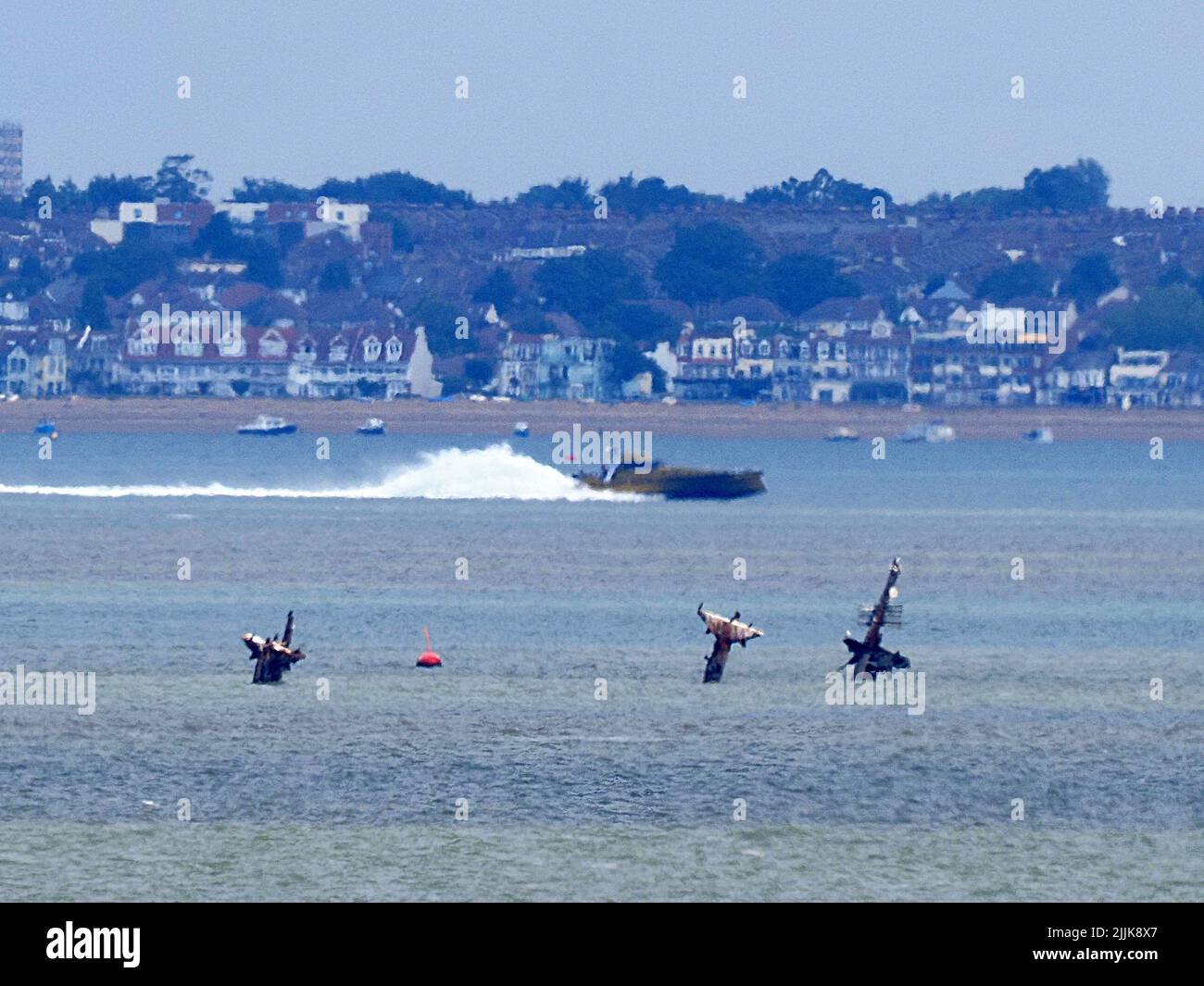Sheerness, Kent, UK. 27th July, 2022. Powerboat 'Thunder Child 2' seen ...
