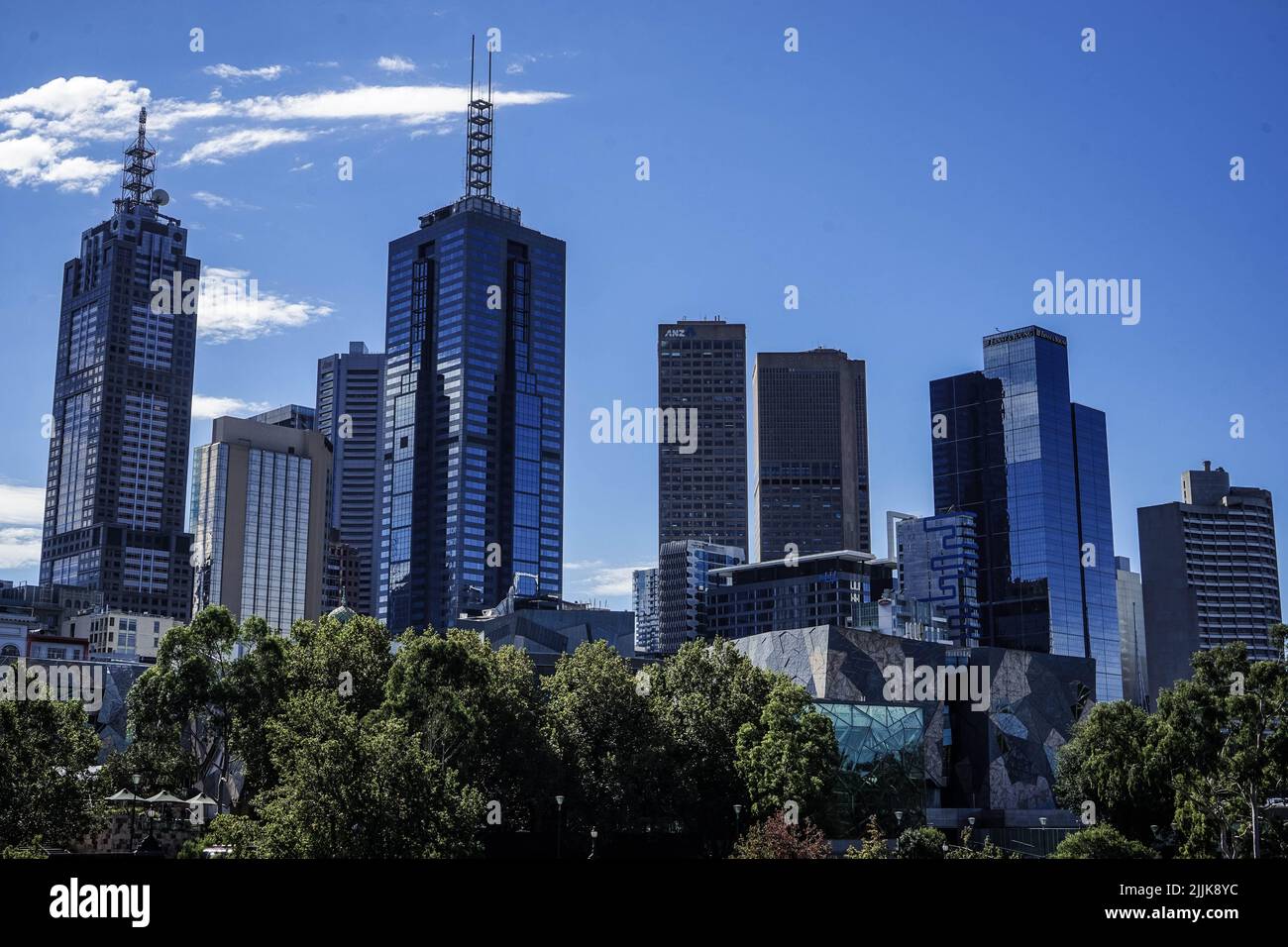 Skyscrapers in Melbourne Central City, Australia Stock Photo - Alamy