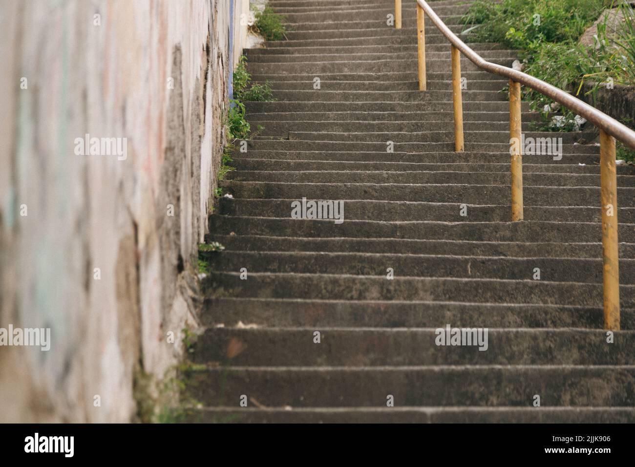 The stairs in the park at daytime Stock Photo - Alamy