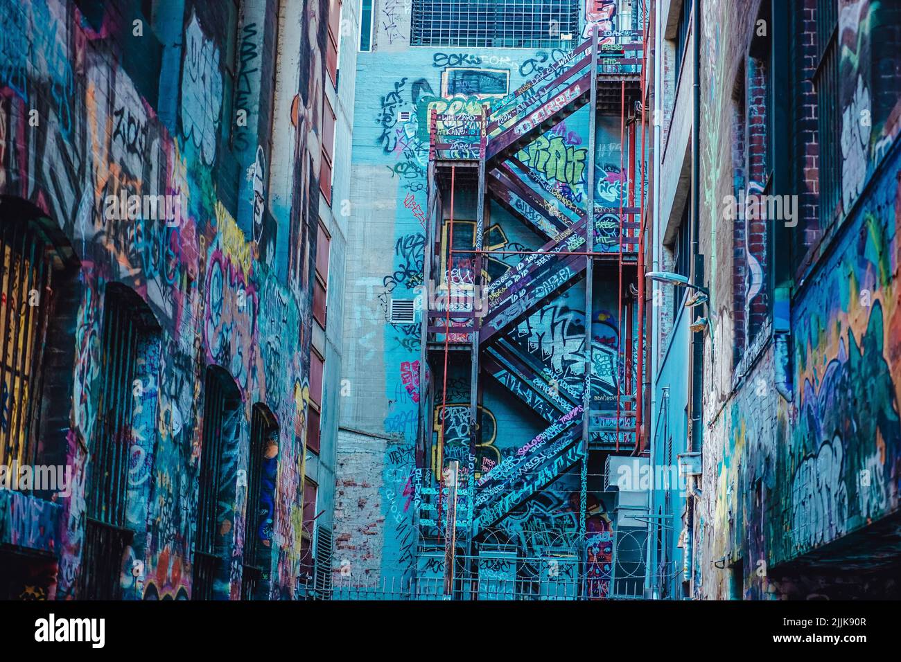 Melbourne streetscape hi-res stock photography and images - Alamy