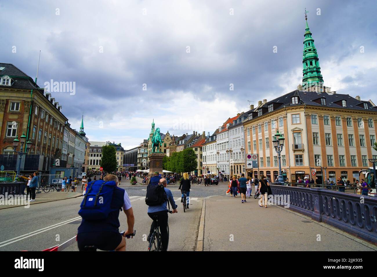The historic streets and center of Copenhagen, a UNESCO world heritage ...