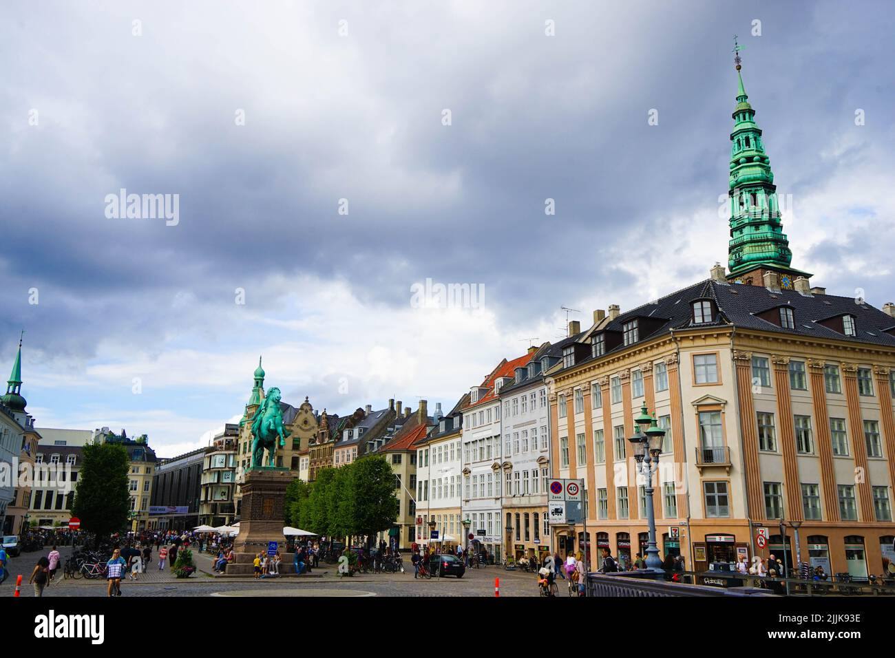 The historic streets and center of Copenhagen, a UNESCO world heritage ...