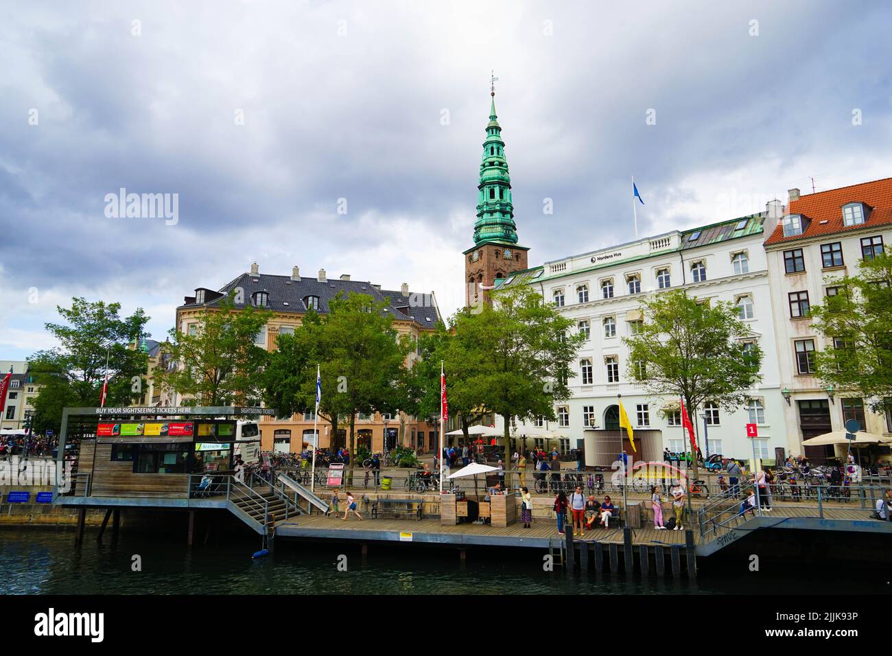 The historic streets and center of Copenhagen, a UNESCO world heritage ...