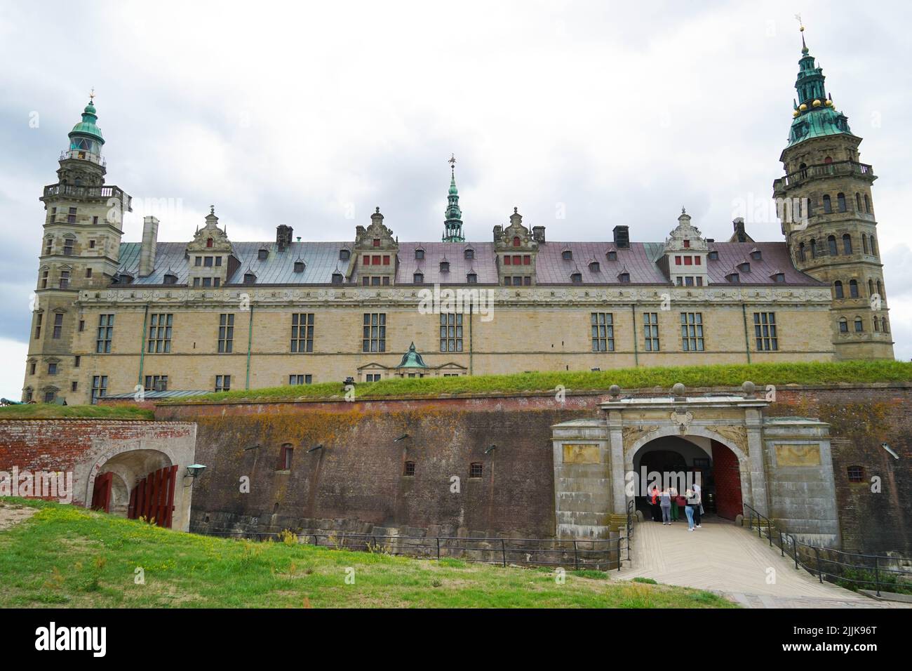 A huge castle Kronborg Slot in Denmark Stock Photo - Alamy